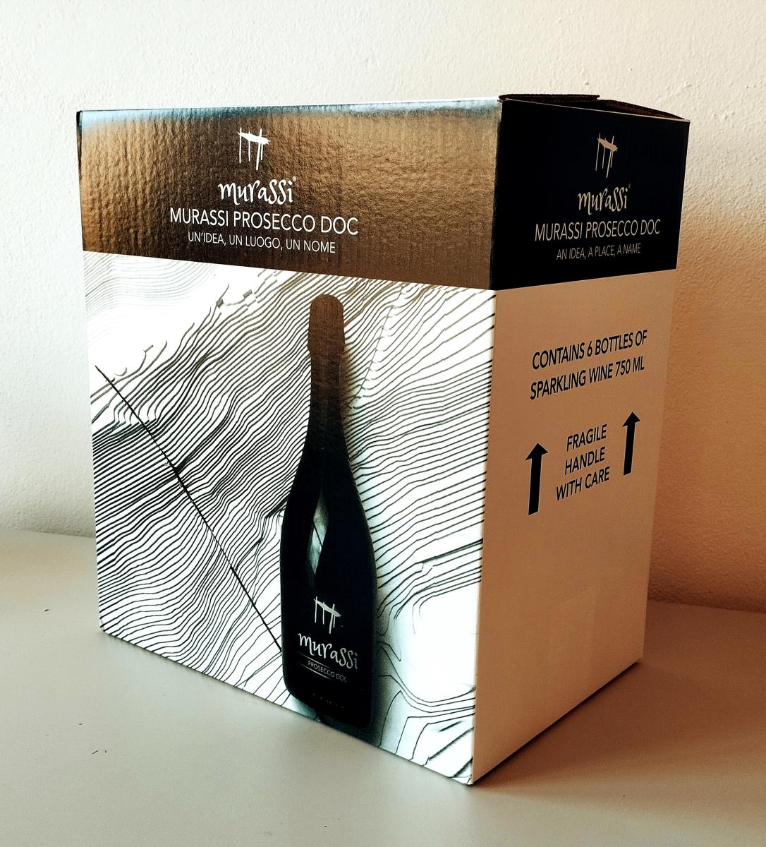 1 Case of 6 Prosecco DOC - 3 Brut and 3 Rosé